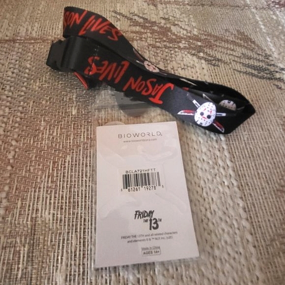 Accessories | New Friday The 13th Jason Lives Id Lanyard Badge Holder ...